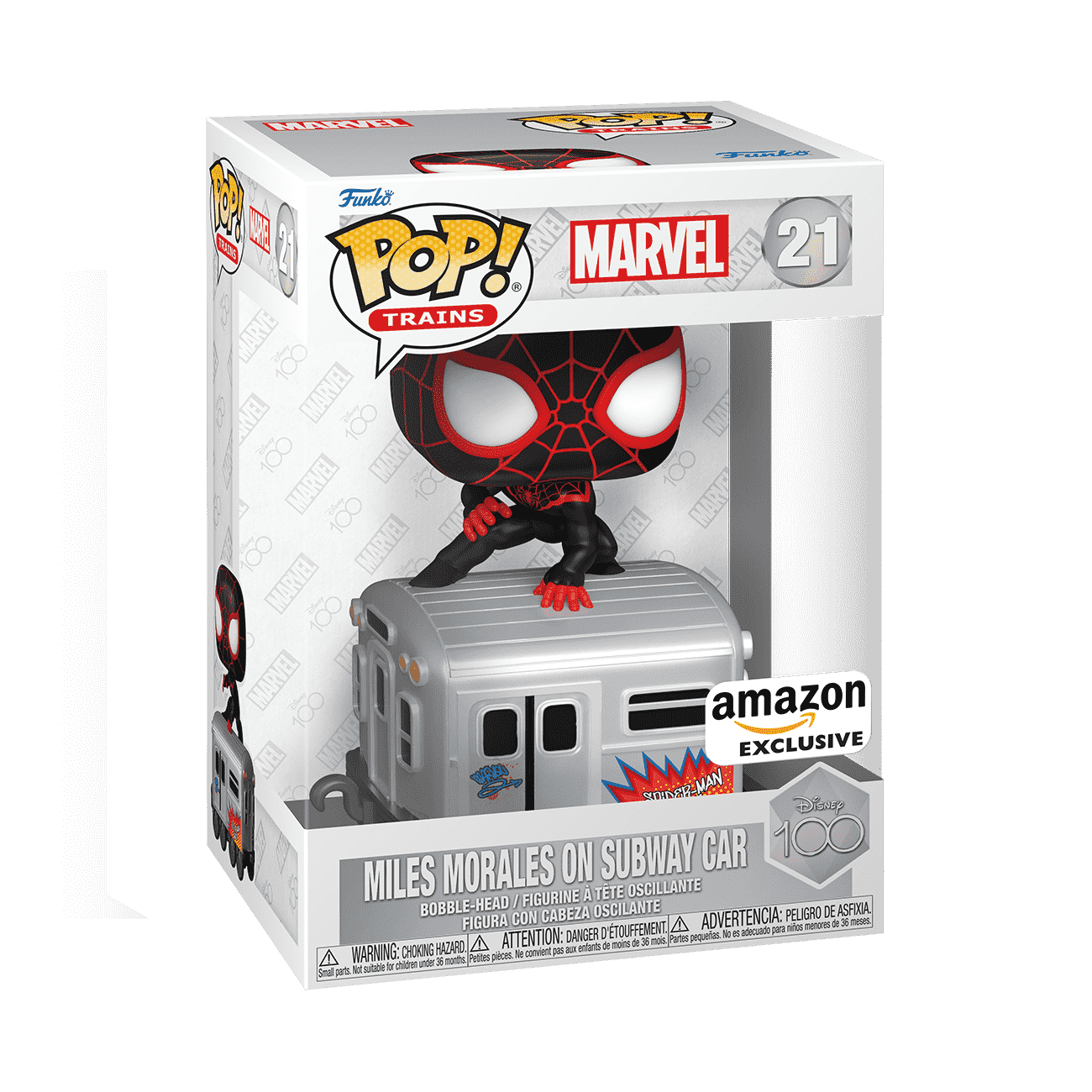 Buy Pop! Trains Miles Morales on Subway Car at Funko.