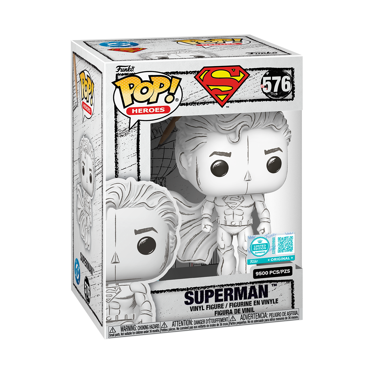 Pop! Superman (Sketched Deco) | Funko