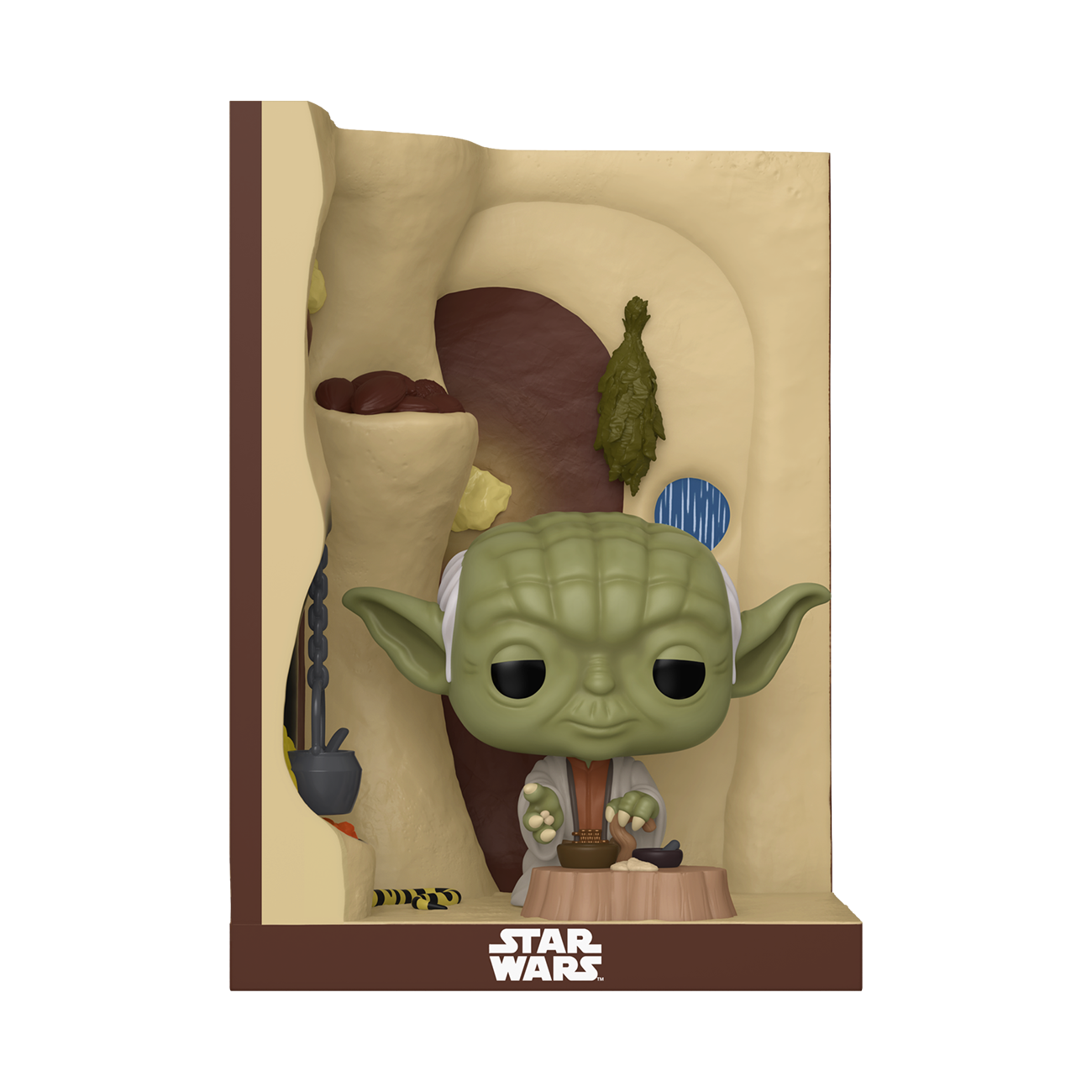 Pop! Nooks Yoda in His Hut | Funko
