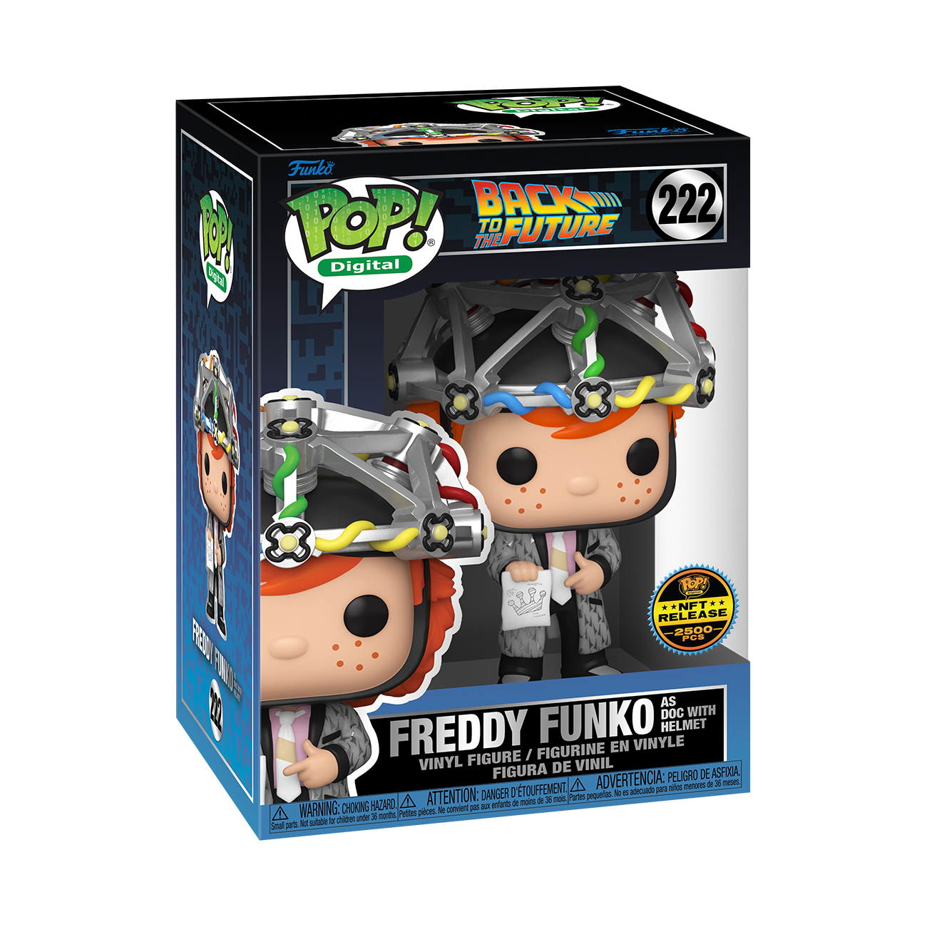 Pop! Freddy Funko as Doc with Helmet (NFT Release)
