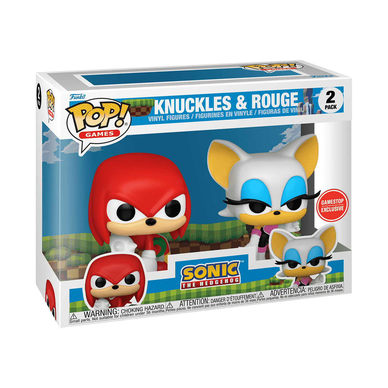 Pop! Knuckles & Rouge 2-Pack