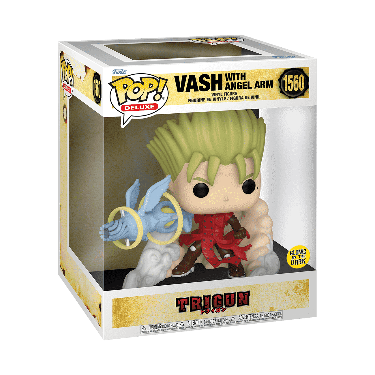 Pop! Deluxe Vash with Angel Arm (Glow)