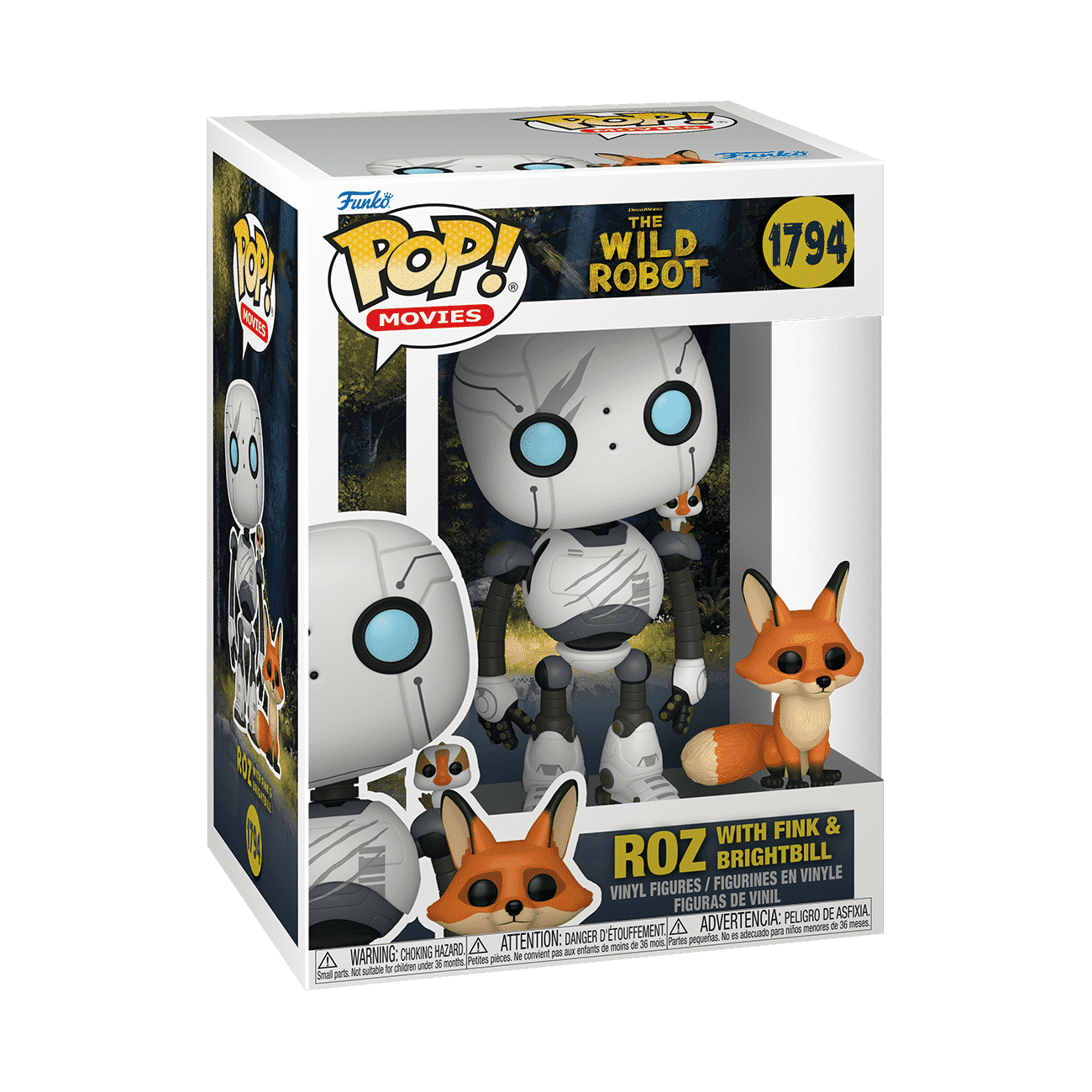 Pop! & Buddy Roz with Fink & Brightbill | Funko