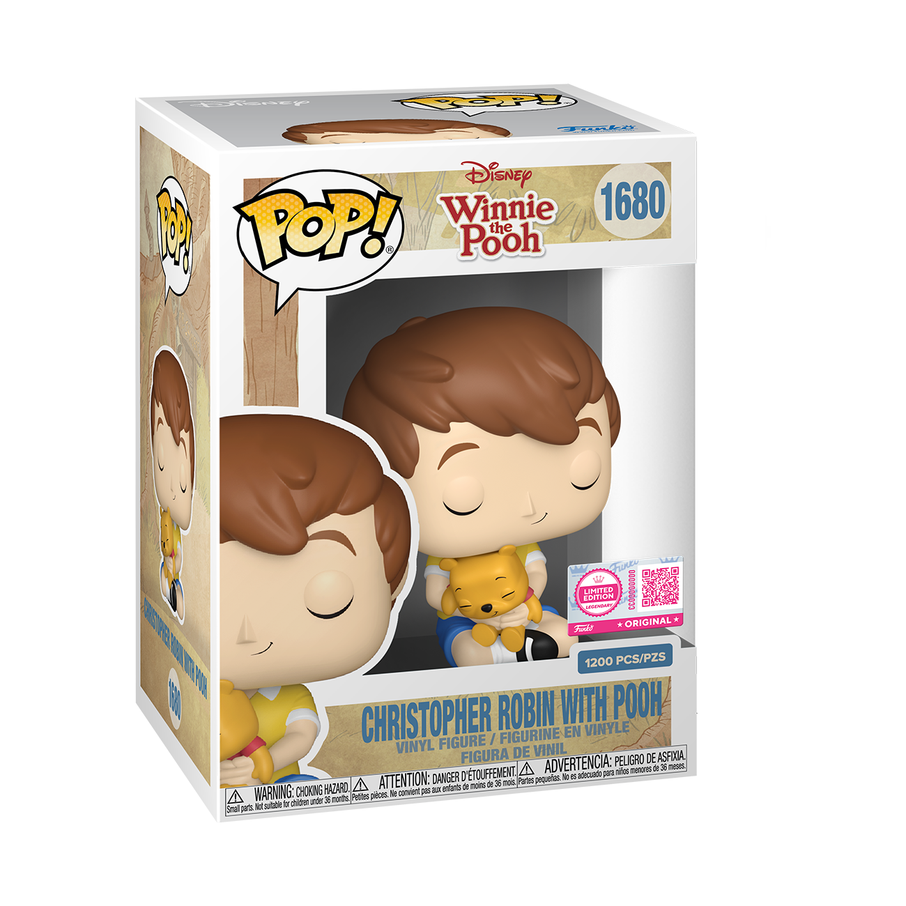 Pop! Christopher Robin with Pooh with Pop! Protector | Funko