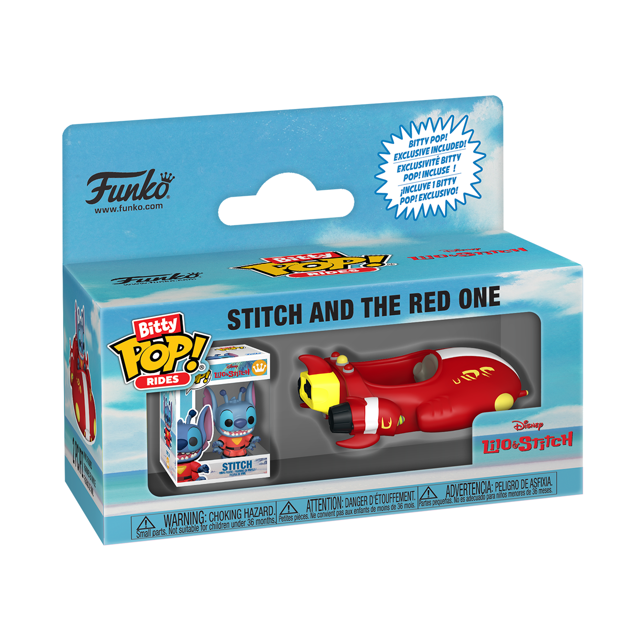 Bitty Pop! Rides Stitch and The Red One | Funko