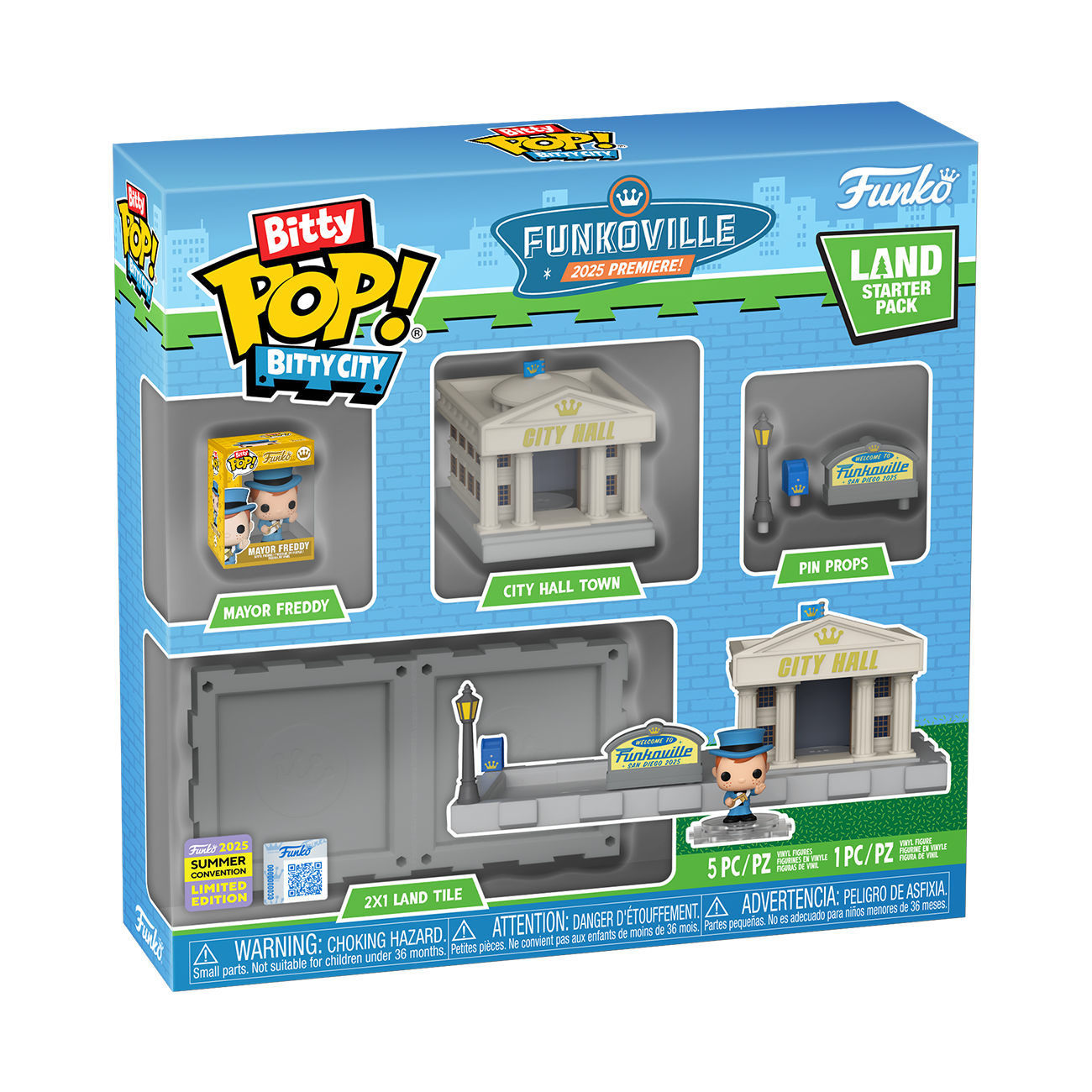Bitty Pop! Bitty City Funkoville Land Starter Pack | Funko
