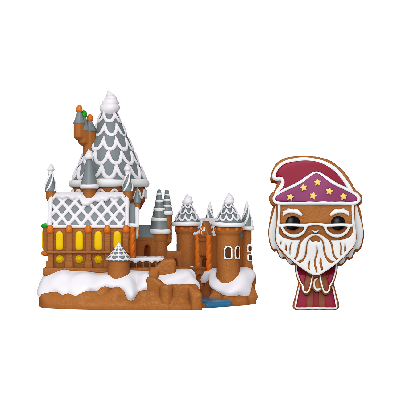 Pop! Town Gingerbread Albus Dumbledore and Hogwarts | Funko