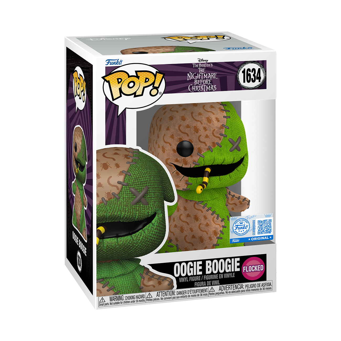Pop! Oogie Boogie (Flocked) | Funko