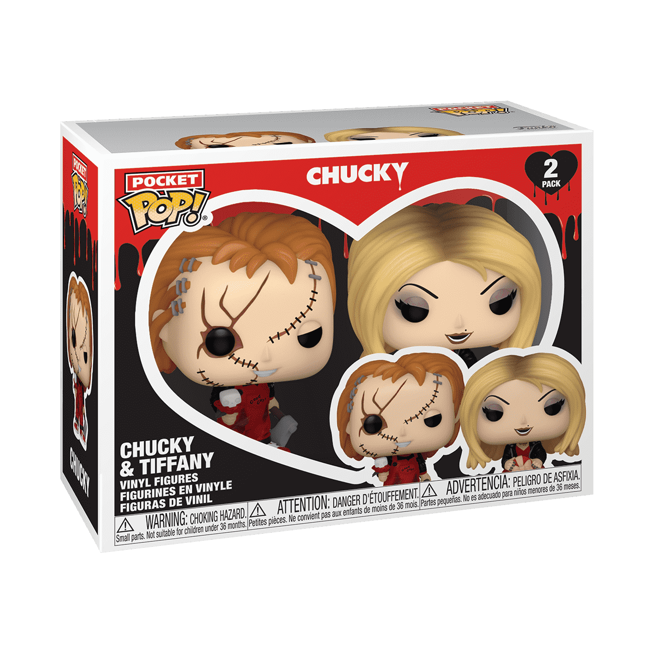 Pocket Pop! Chucky & Tiffany (Valentine) 2-Pack