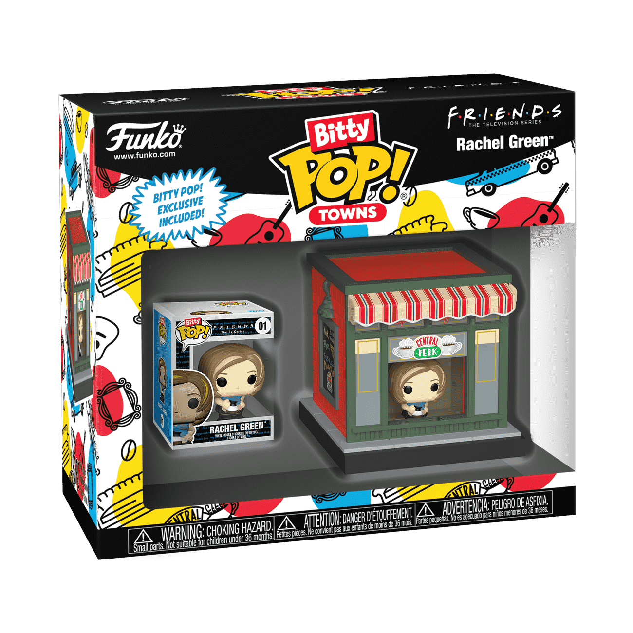Buy Bitty Pop! Towns Rachel Green and Central Perk at Funko.
