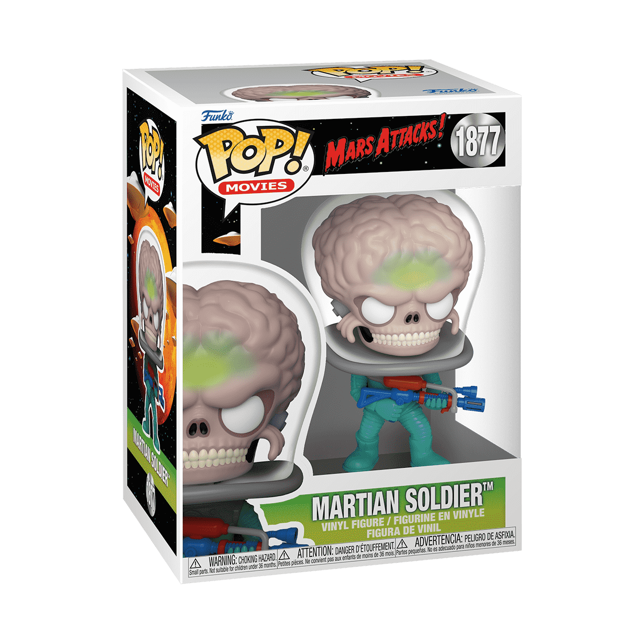 Pop! Martian Soldier with Atomic Ray Gun | Funko