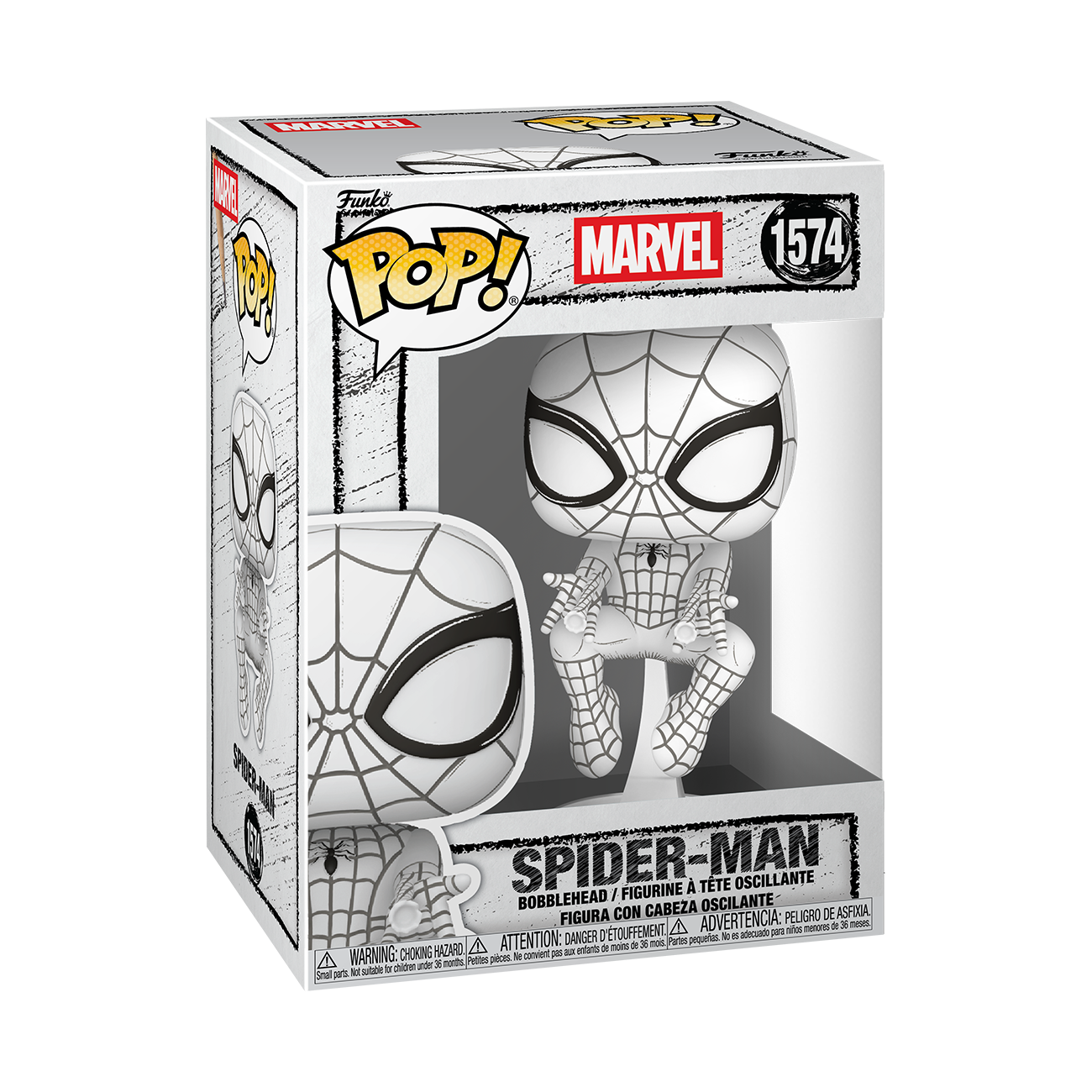 Pop! Spider-Man (Sketched Deco)