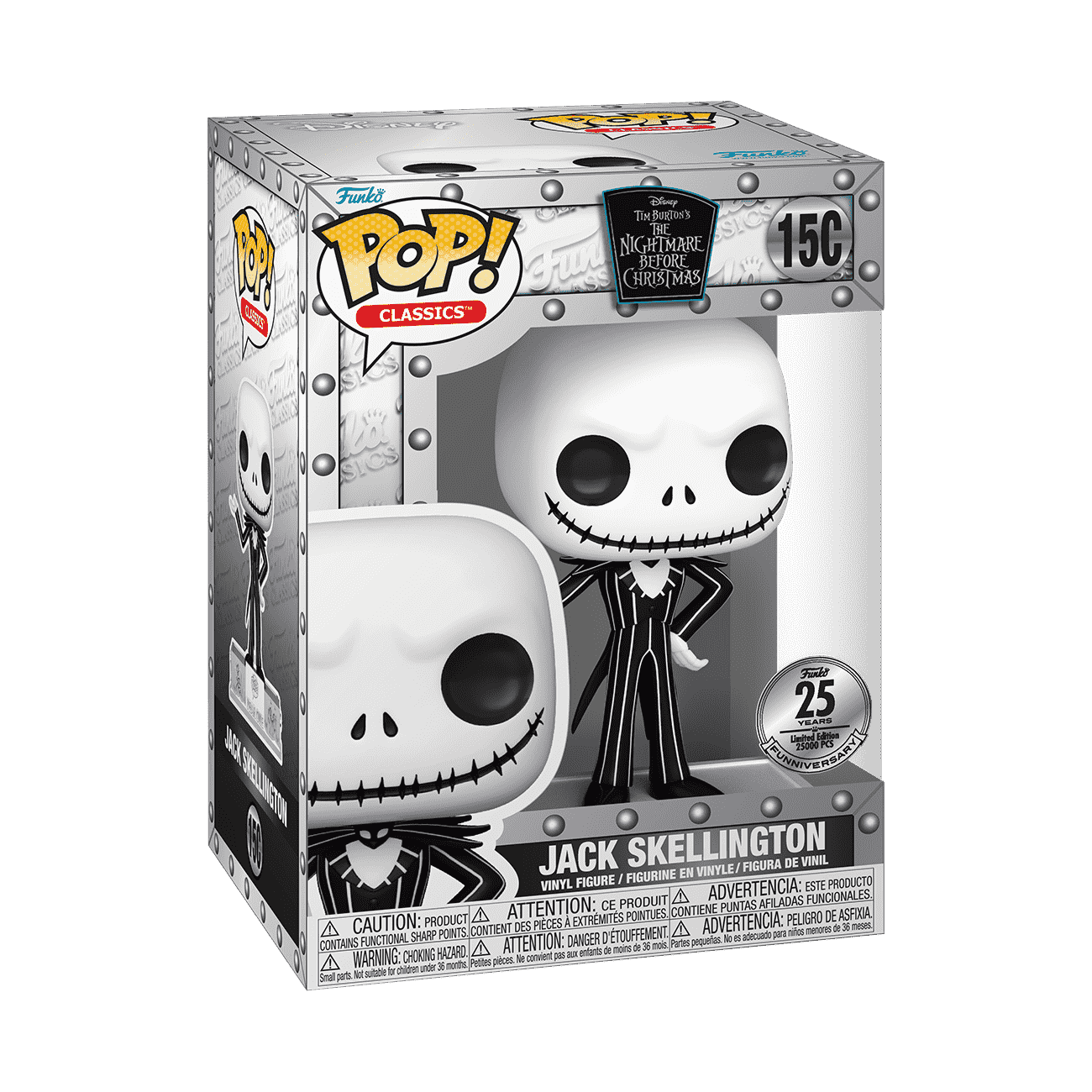 Buy Pop! Classics Jack Skellington Funko 25th Anniversary at Funko.