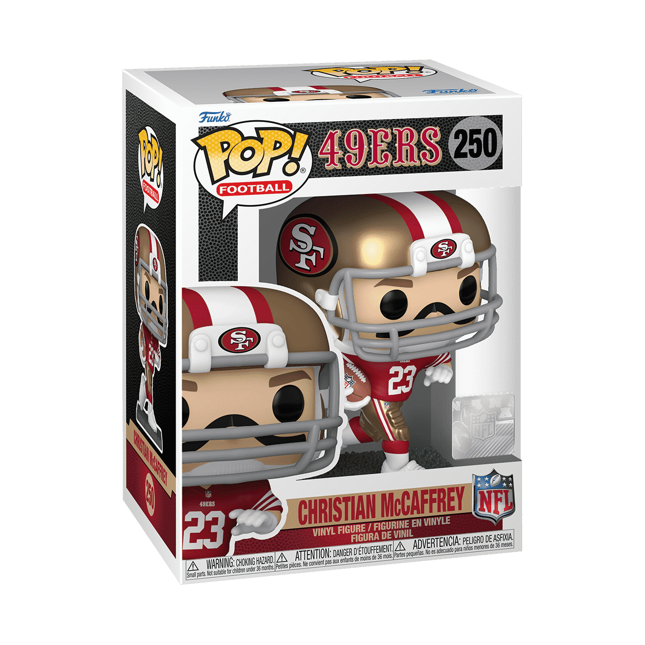 Pop! Christian McCaffrey (49ers Home Uniform) | Funko
