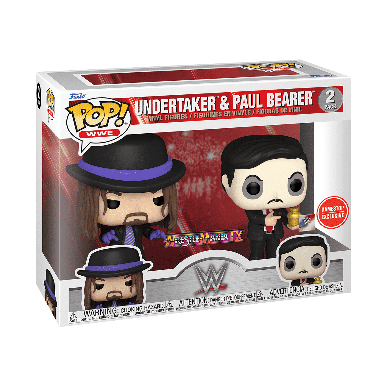 Buy Pop! Undertaker & Paul Bearer 2-Pack with Pin at Funko.