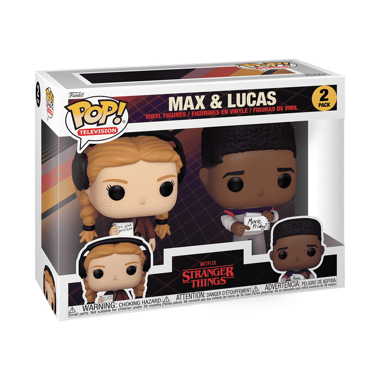 Buy Pop! Max Mayfield & Lucas Sinclair 2-Pack at Funko.