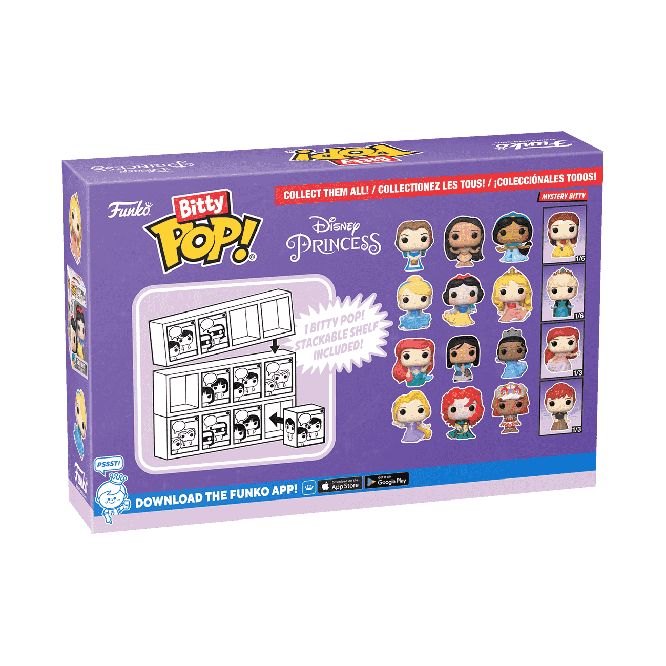 Buy Bitty Pop Disney Princess 4 Pack Series 1 At Funko