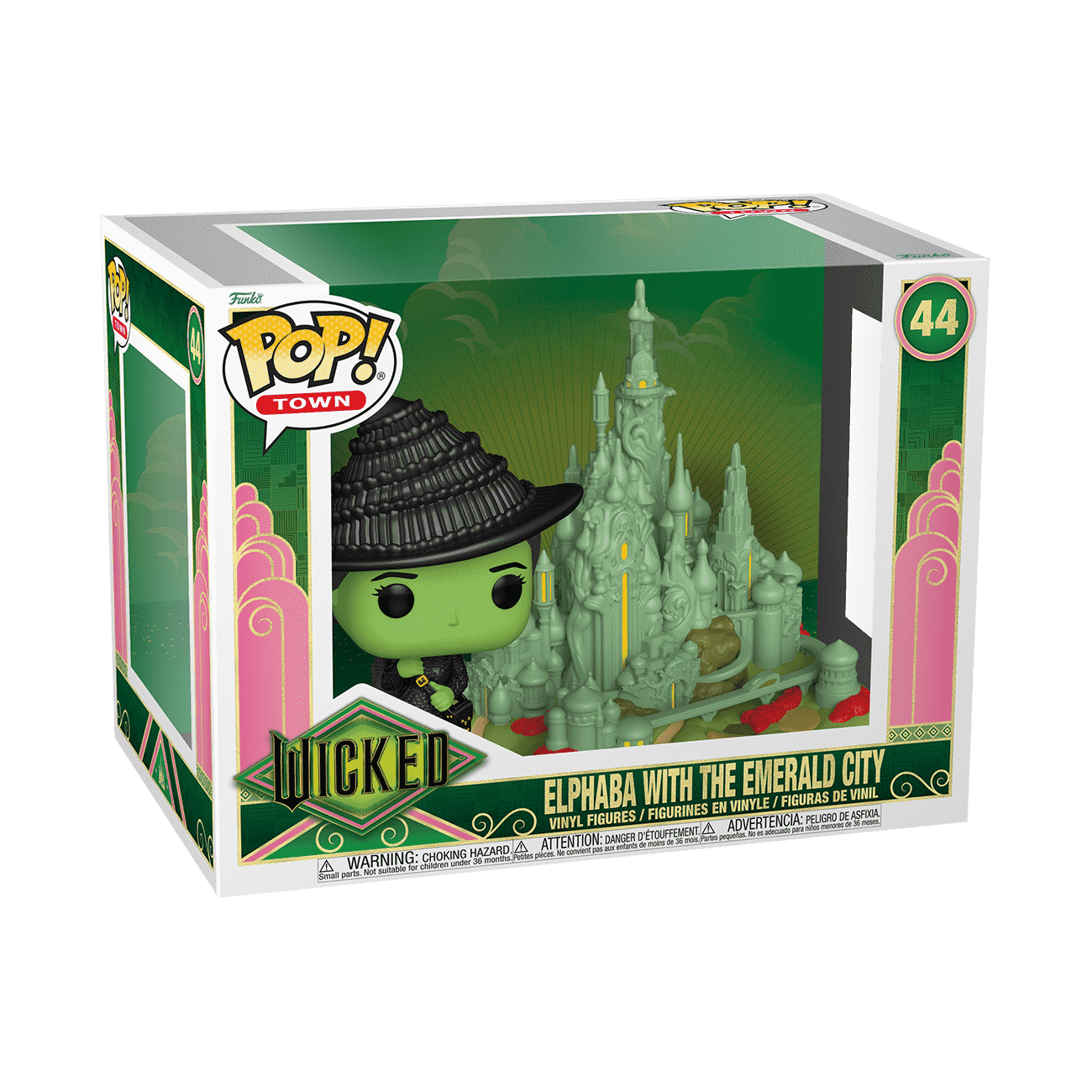 Pop! Town Elphaba with the Emerald City | Funko