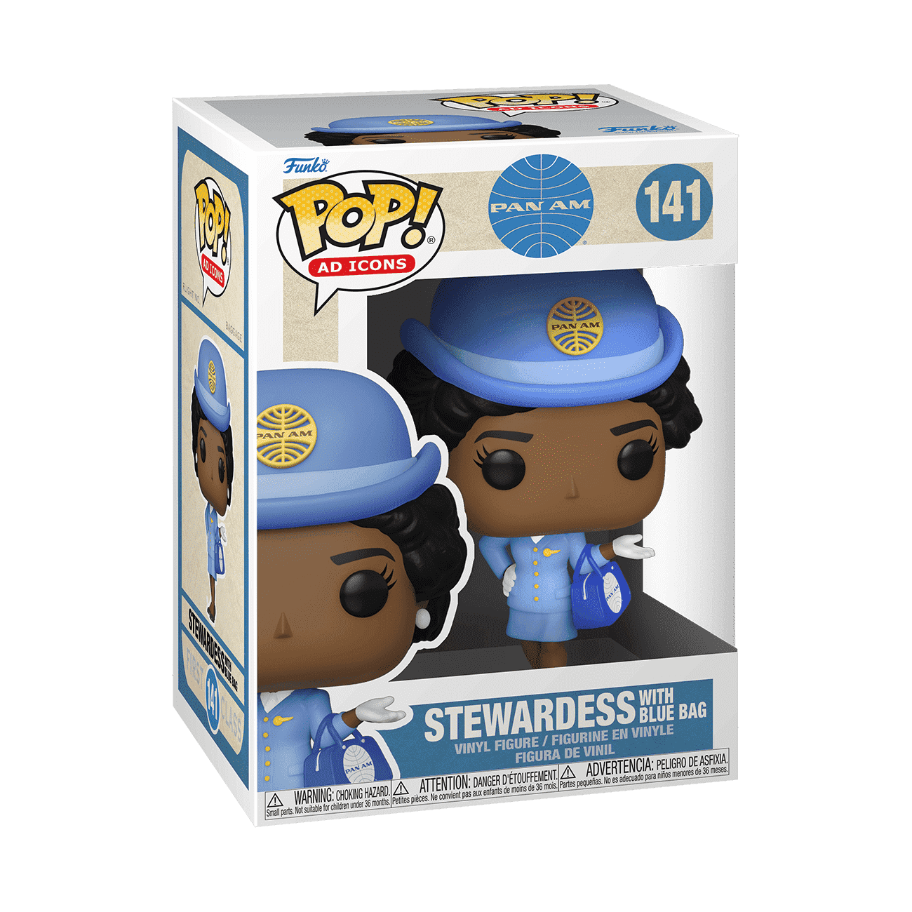 Buy Pop! Stewardess with Blue Bag at Funko.
