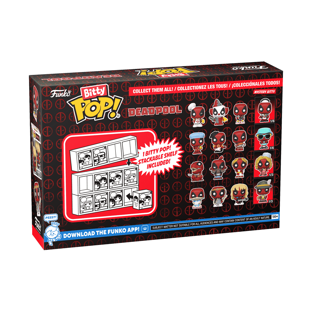 Bitty Pop! Deadpool 4-Pack Series 3 | Funko