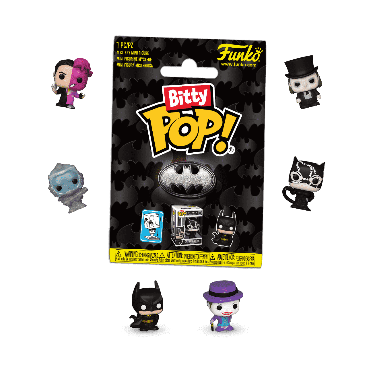 Bitty Pop! Singles Batman 85th Anniversary 12-Pack Polybag | Funko