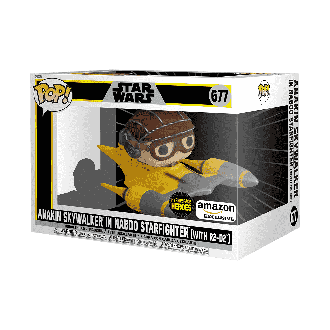 Buy Pop! Rides Super Deluxe Anakin Skywalker in Naboo Starfighter (with ...