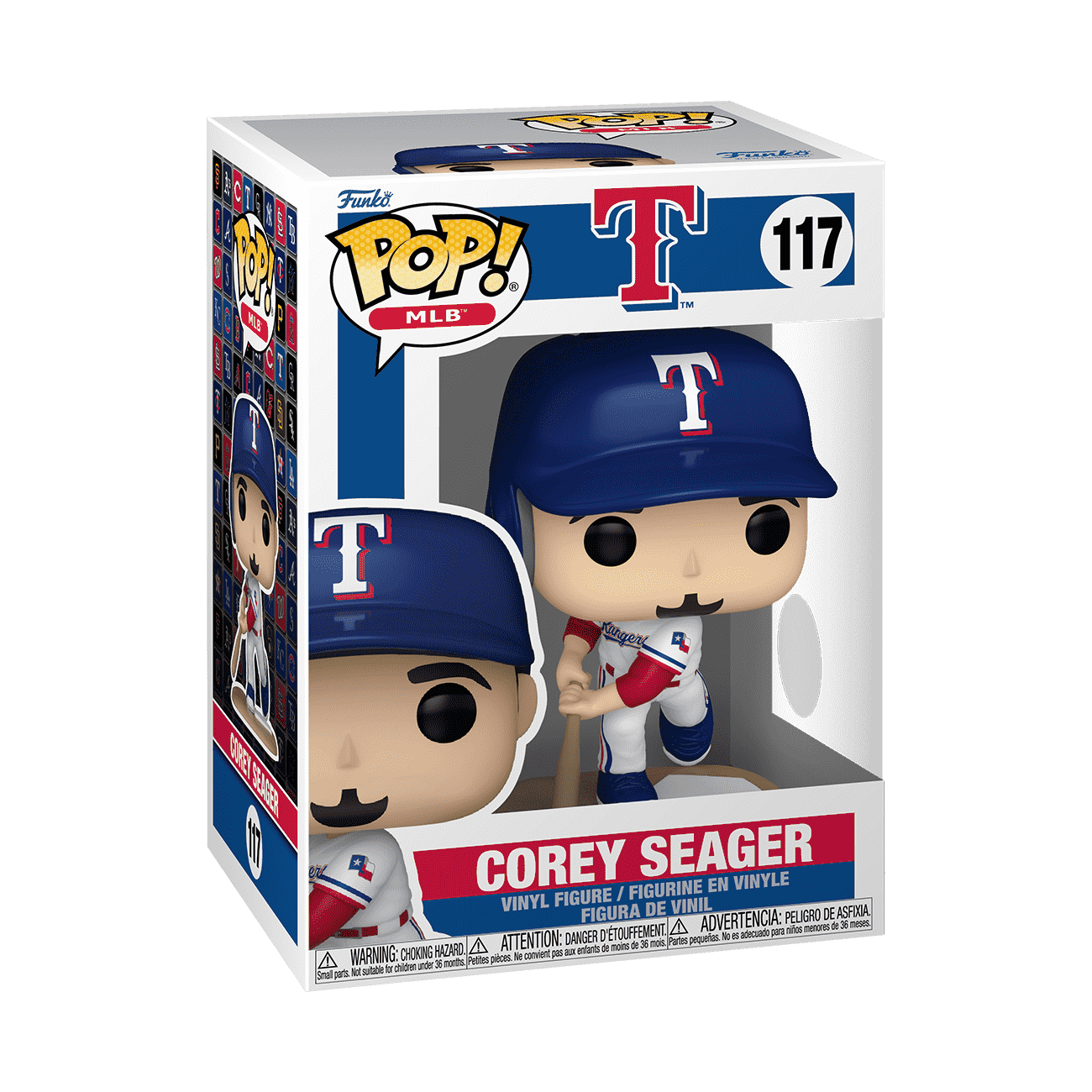Pop! Corey Seager (White Home Uniform) | Funko
