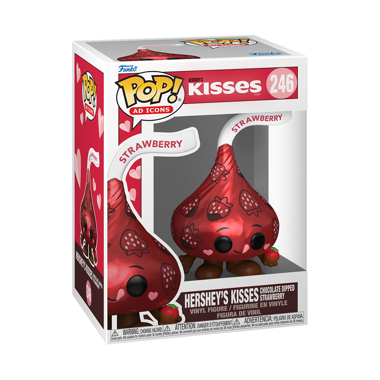 Pop! Hershey's Kisses Chocolate Dipped Strawberry