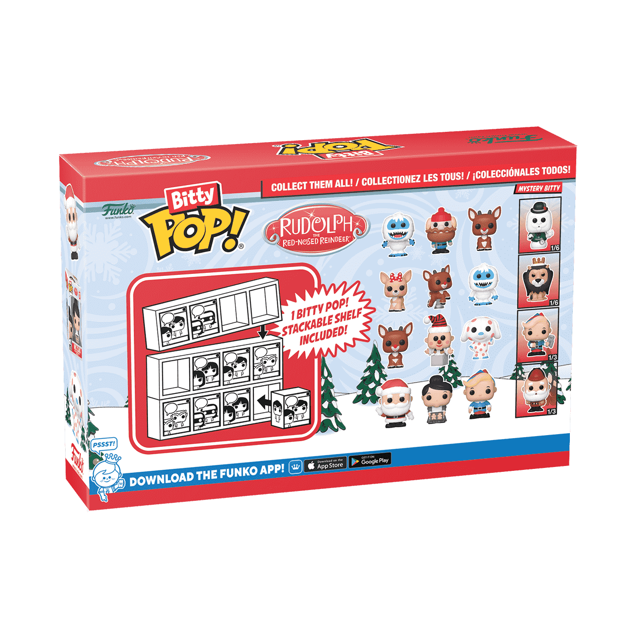Bitty Pop! Rudolph the Red-Nosed Reindeer 4-Pack Series 4