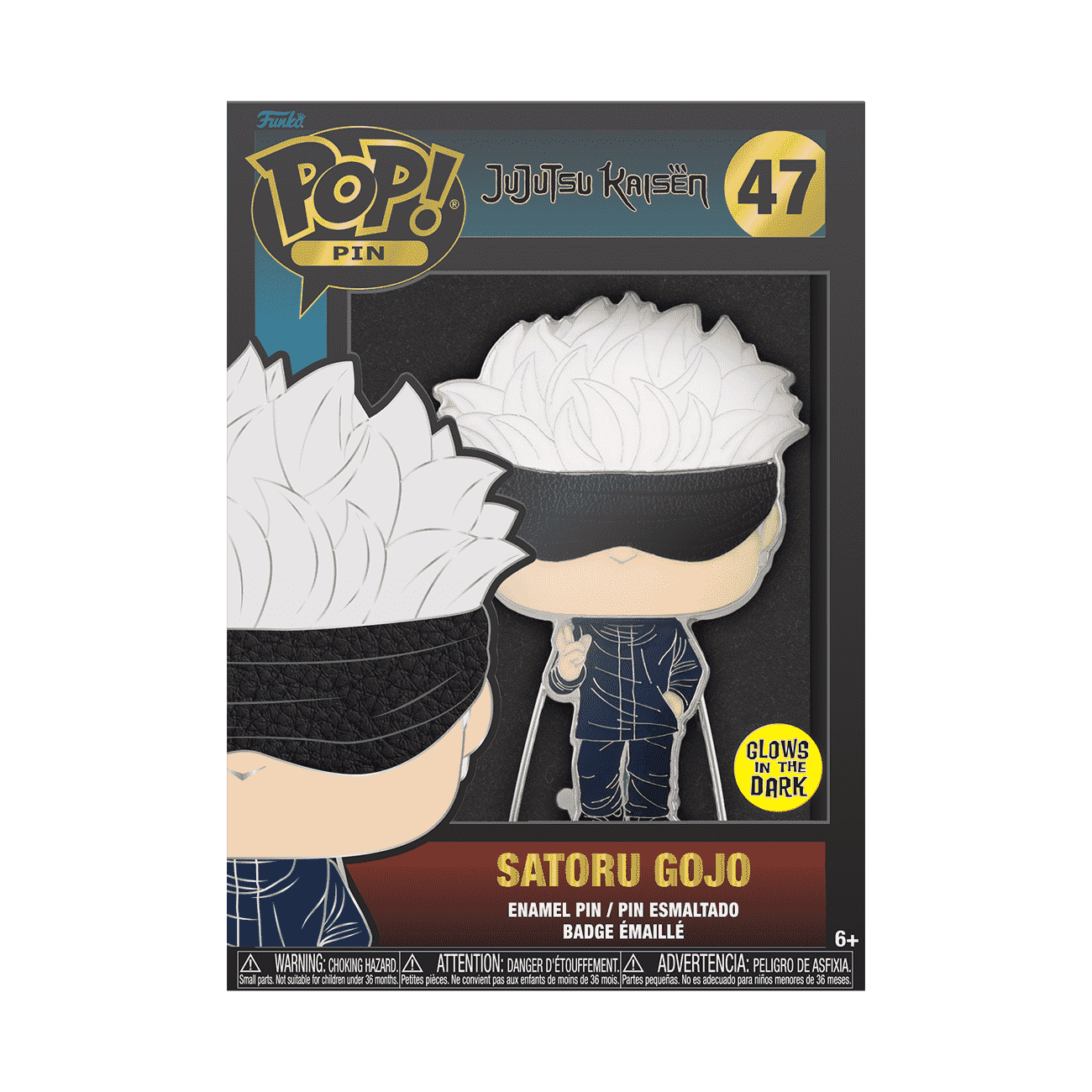 Buy Pop! Pin Satoru Gojo (Glow) at Funko.