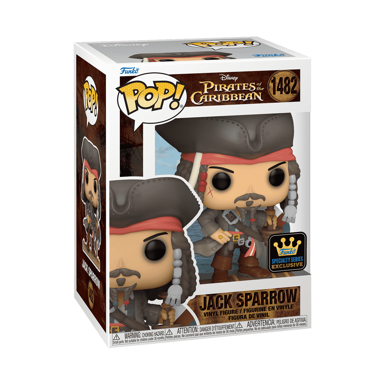 Pop! Jack Sparrow Standing on Mast | Funko