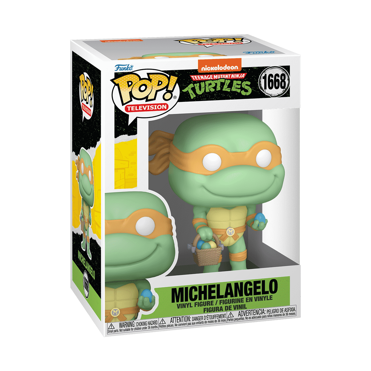 Pop! Michelangelo with Easter Basket