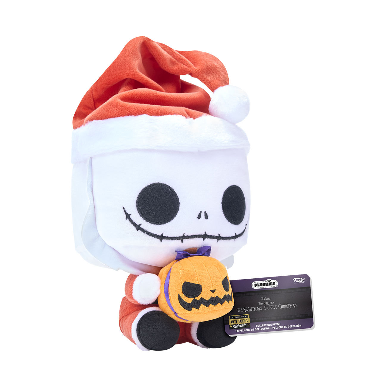 Santa Jack with Jack O Lantern Plush