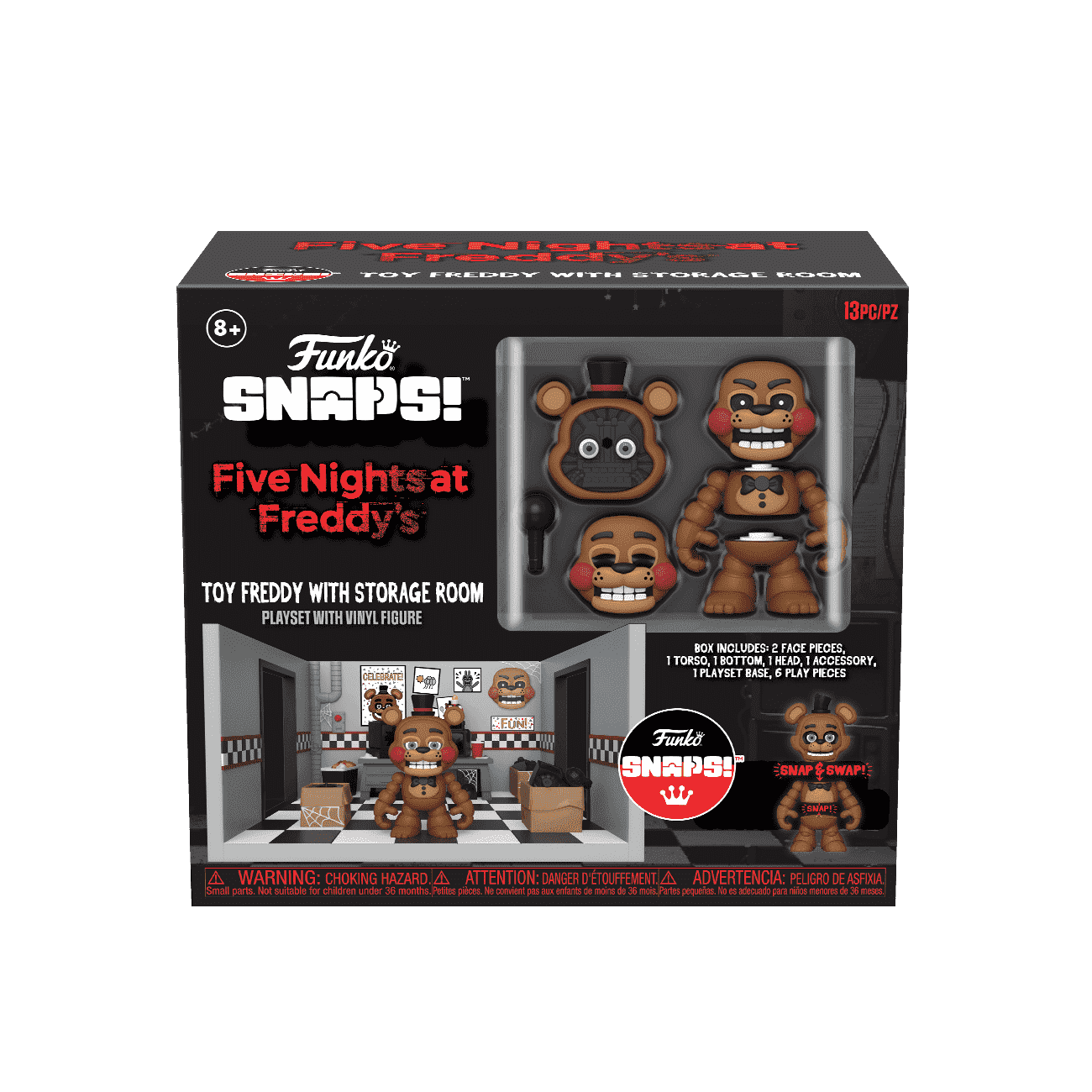 Buy SNAPS! Toy Freddy with Storage Room Playset at Funko.