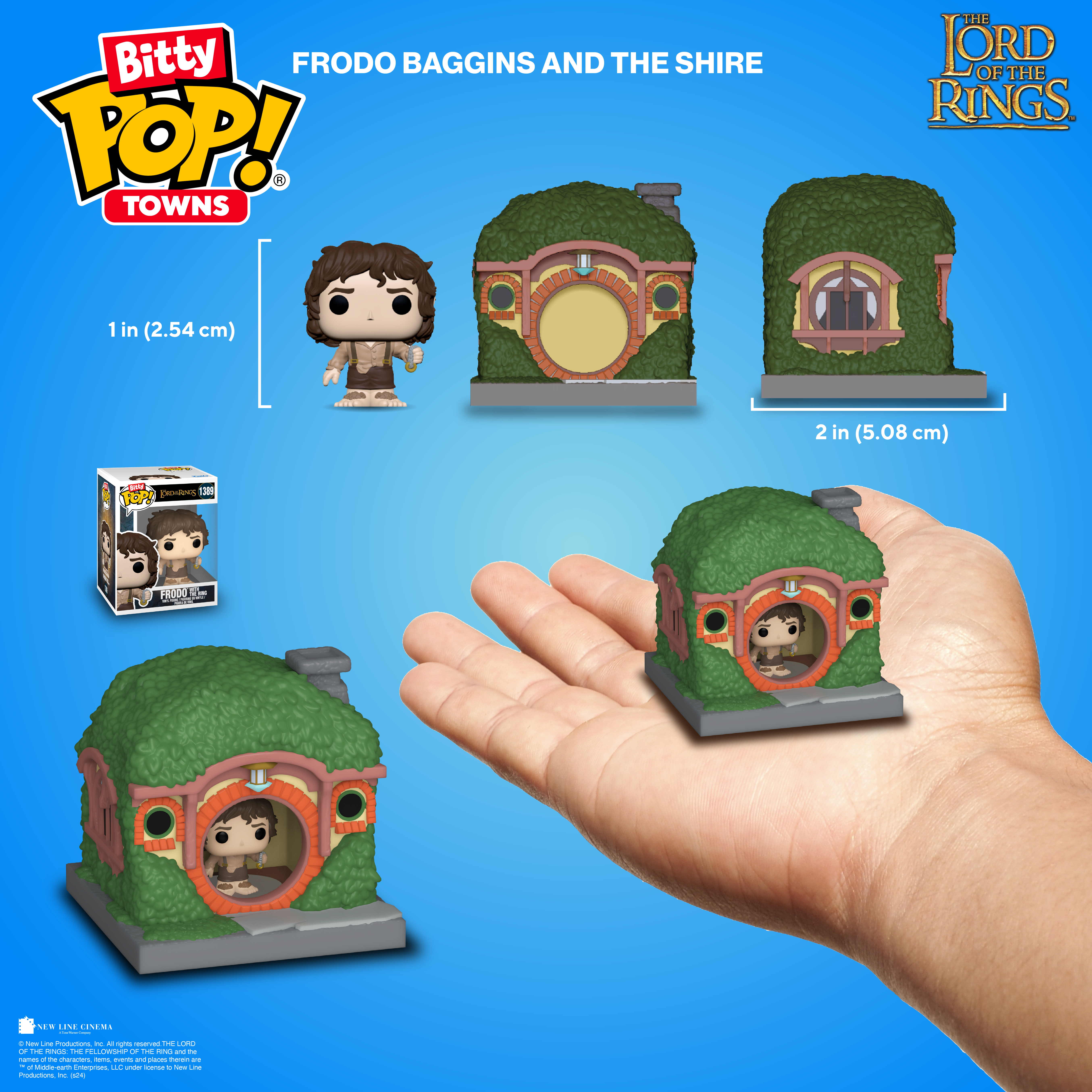 Bitty Pop! Towns Frodo Baggins and The Shire | Funko