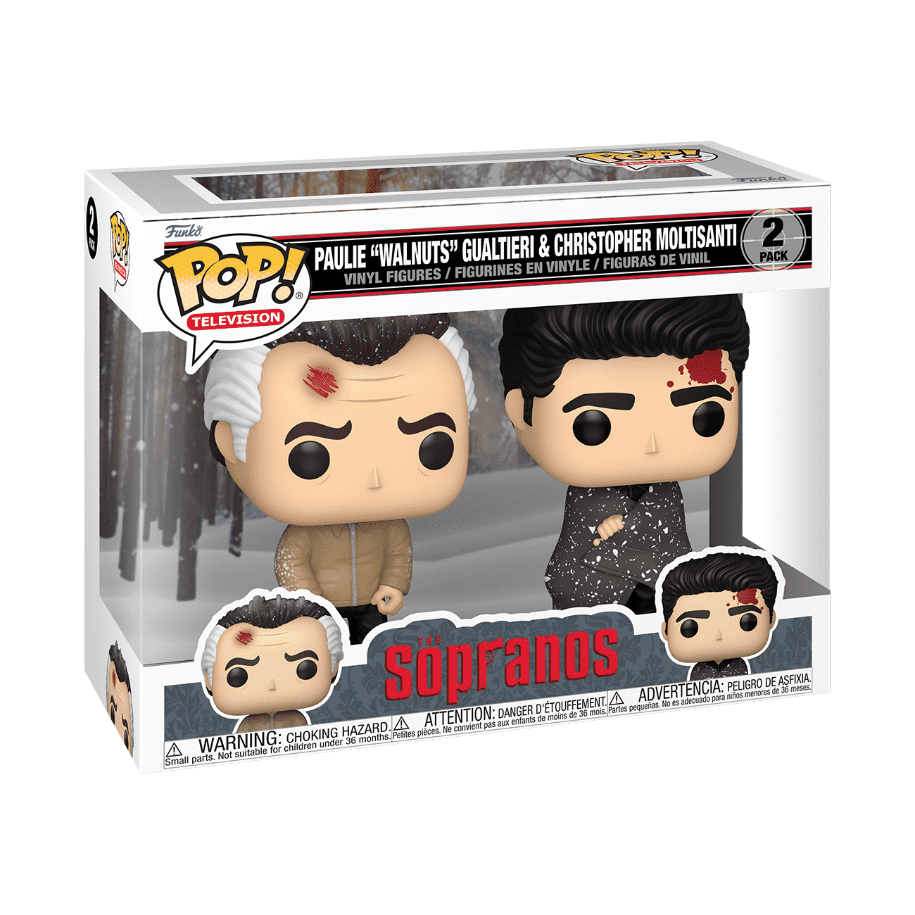 Pop! Paulie "Walnuts" Gualtieri & Christopher Moltisanti 2-Pack
