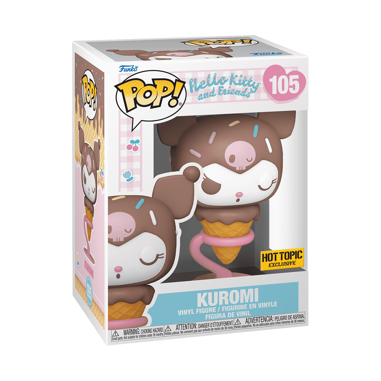 Pop! Kuromi as Ice Cream Cone | Funko