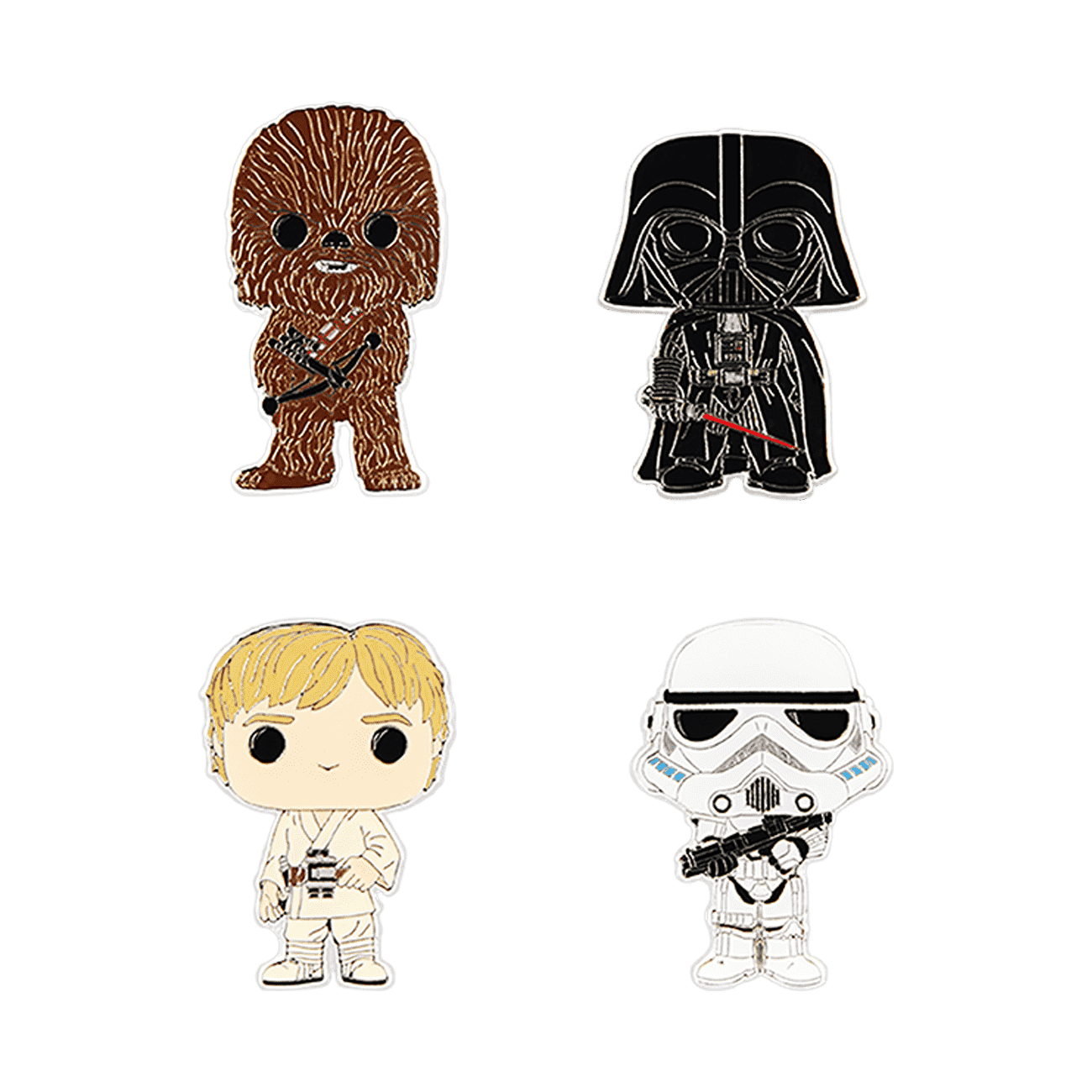 Buy Star Wars 4-Pack Pin Set at Funko.