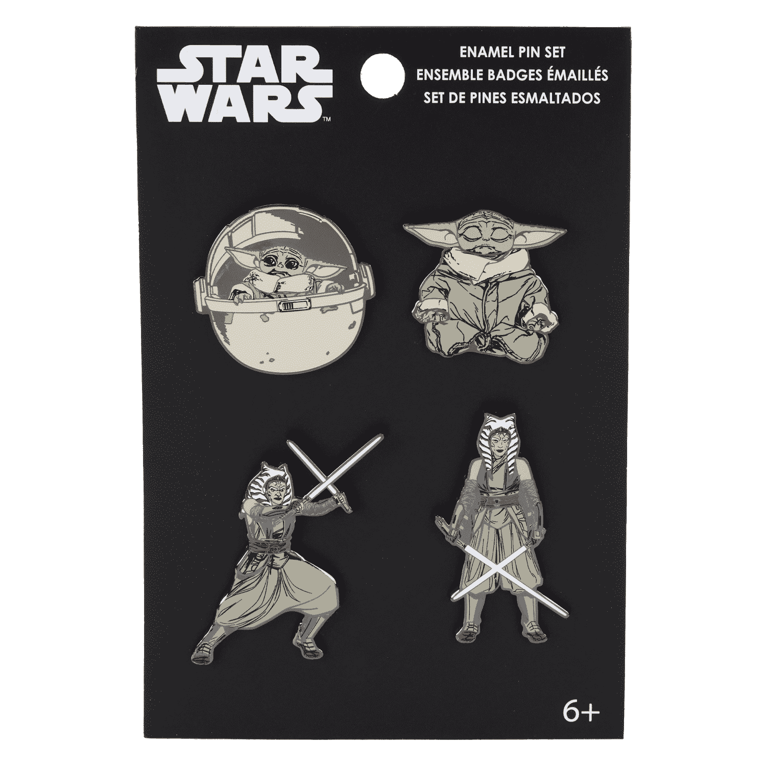 Buy Ahsoka & Grogu 4-Pack Pin Set at Funko.