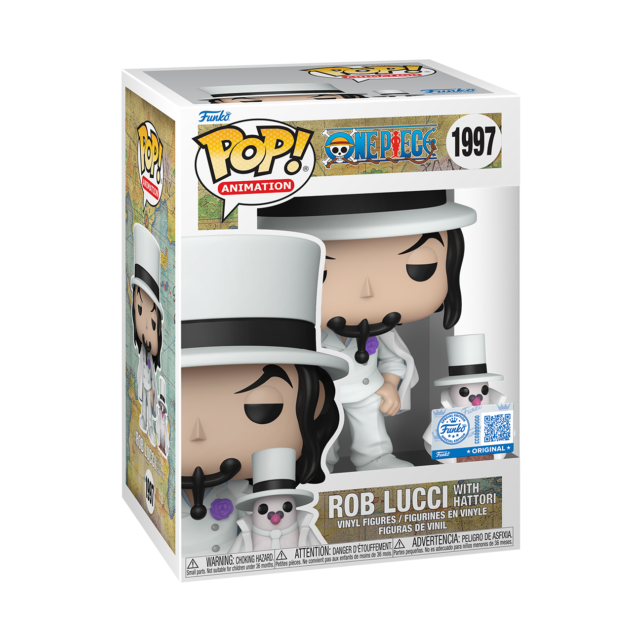 Pop! Rob Lucci with Hattori | Funko