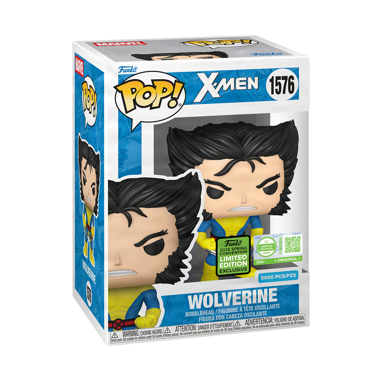 Pop! Wolverine (Classic Unmasked) with Pop! Protector | Funko