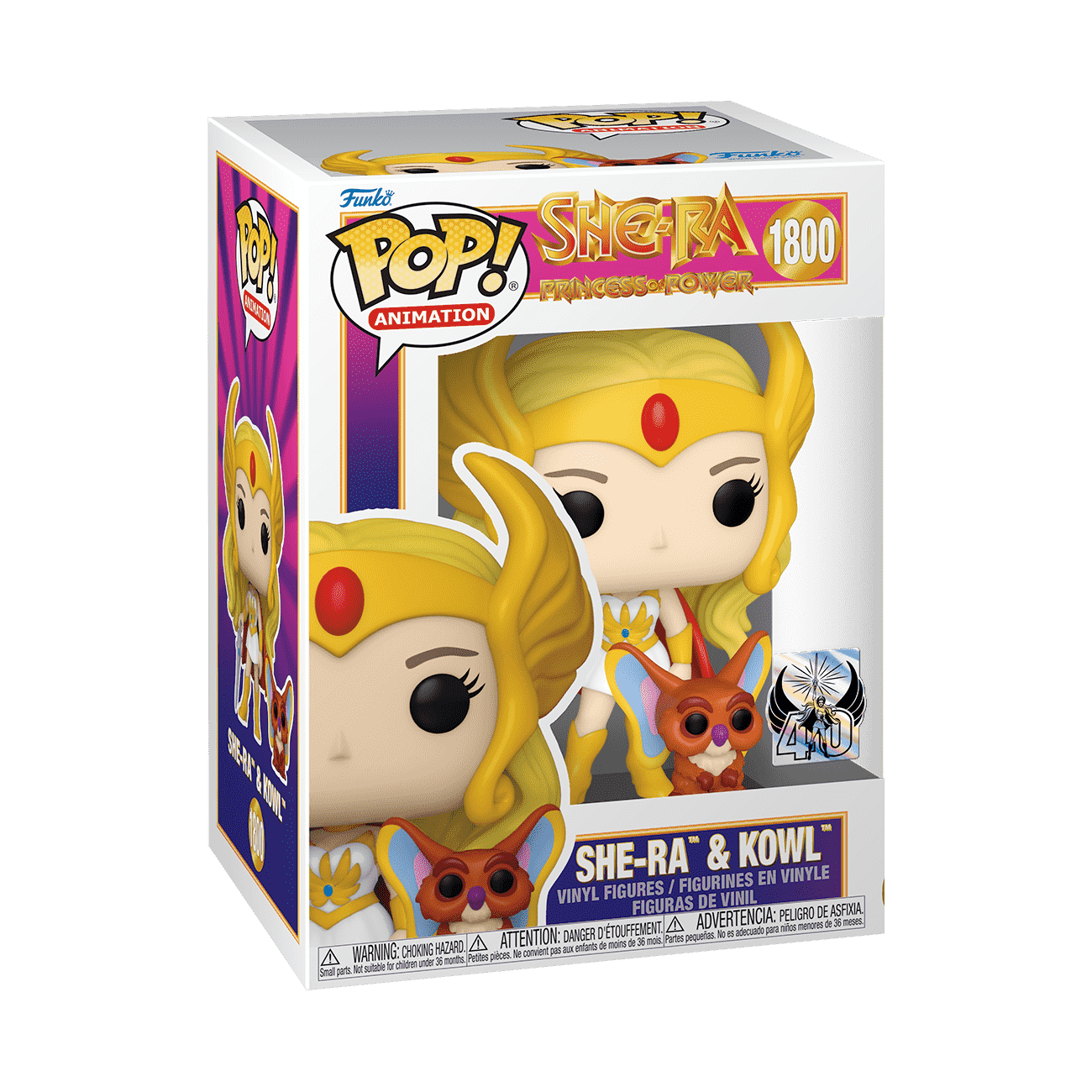 Pop! & Buddy She-Ra & Kowl (40th Anniversary) | Funko