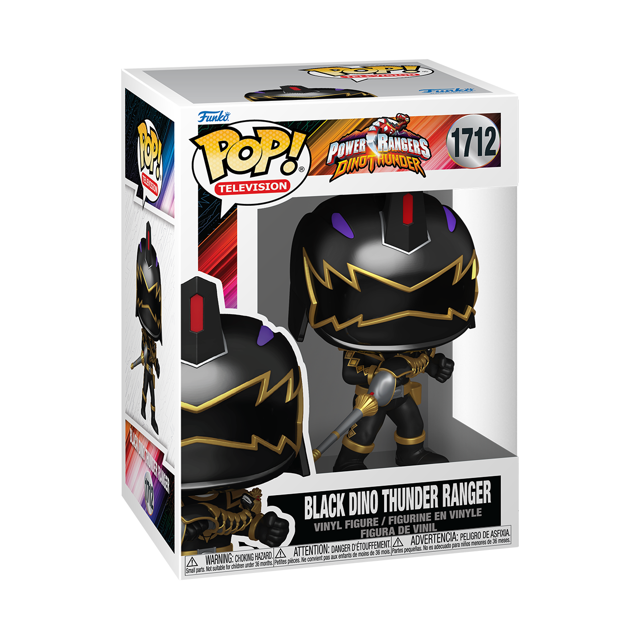 Pop! Black Dino Thunder Ranger | Funko