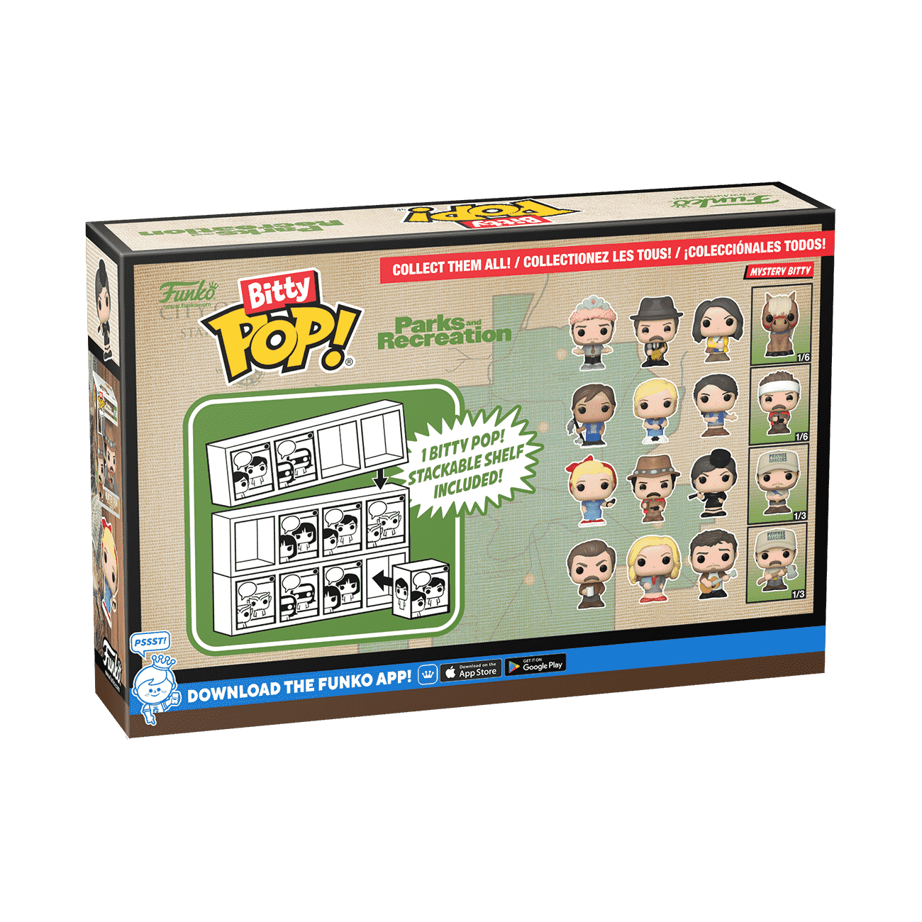 Bitty Pop! Parks and Recreation 4-Pack Series 2 | Funko