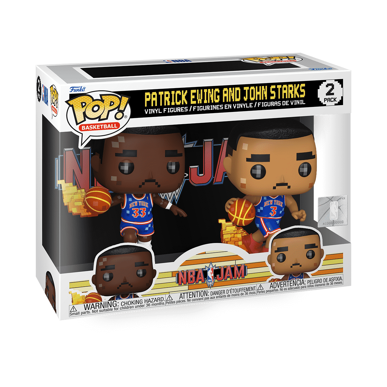Pop! Patrick Ewing and John Starks (NBA Jam) 2-Pack