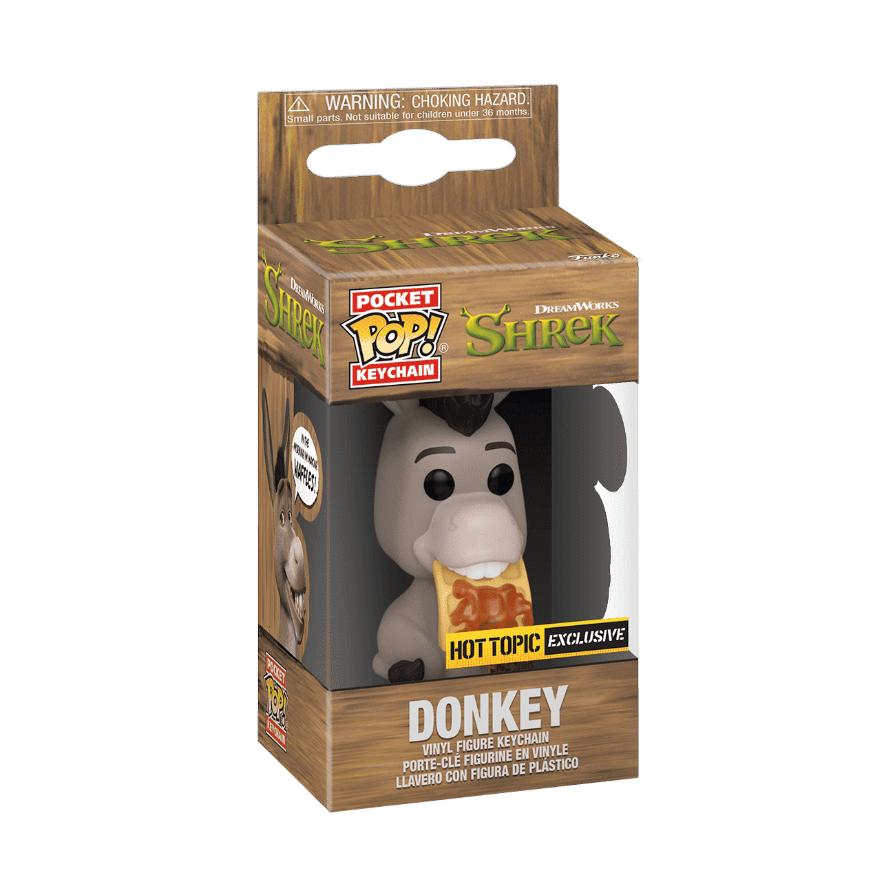 Pop! Keychain Donkey with Waffle