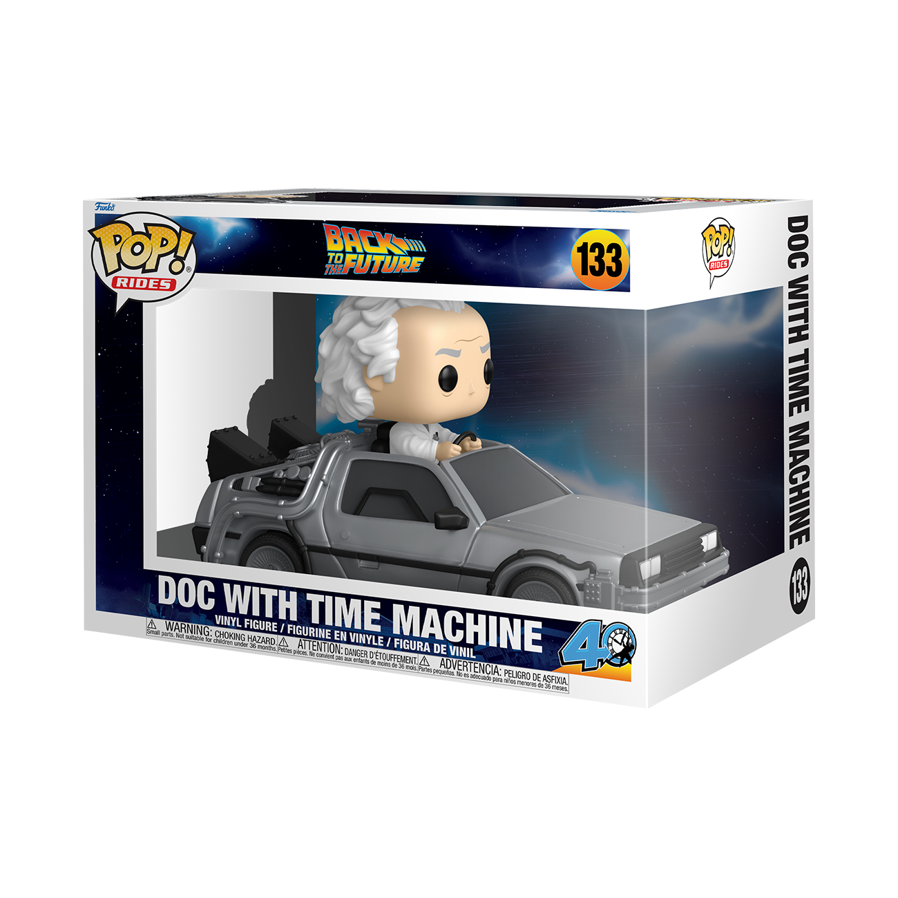 Pop! Rides Deluxe Doc with Time Machine