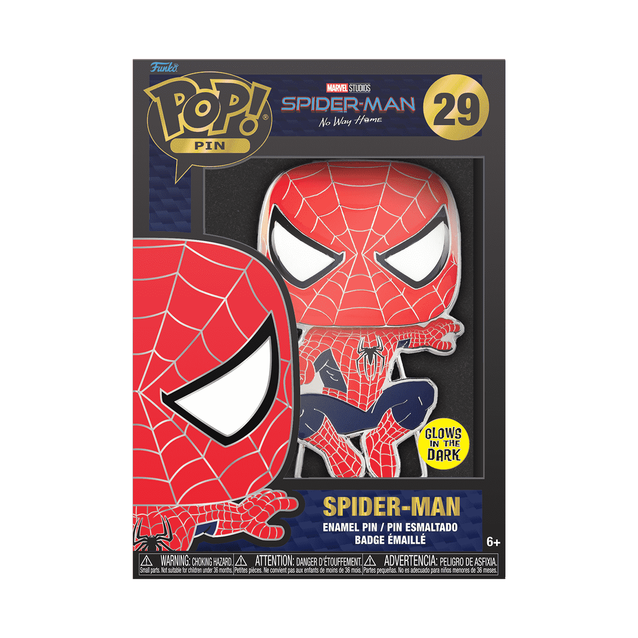Buy Pop! Pin Friendly Neighborhood Spider-Man (Glow) at Funko.