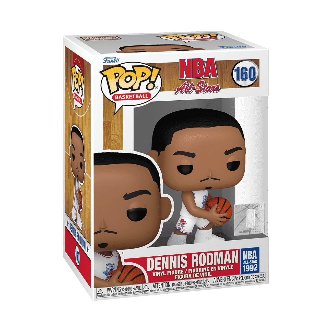 Pop! Dennis Rodman in 1992 All Star Uniform