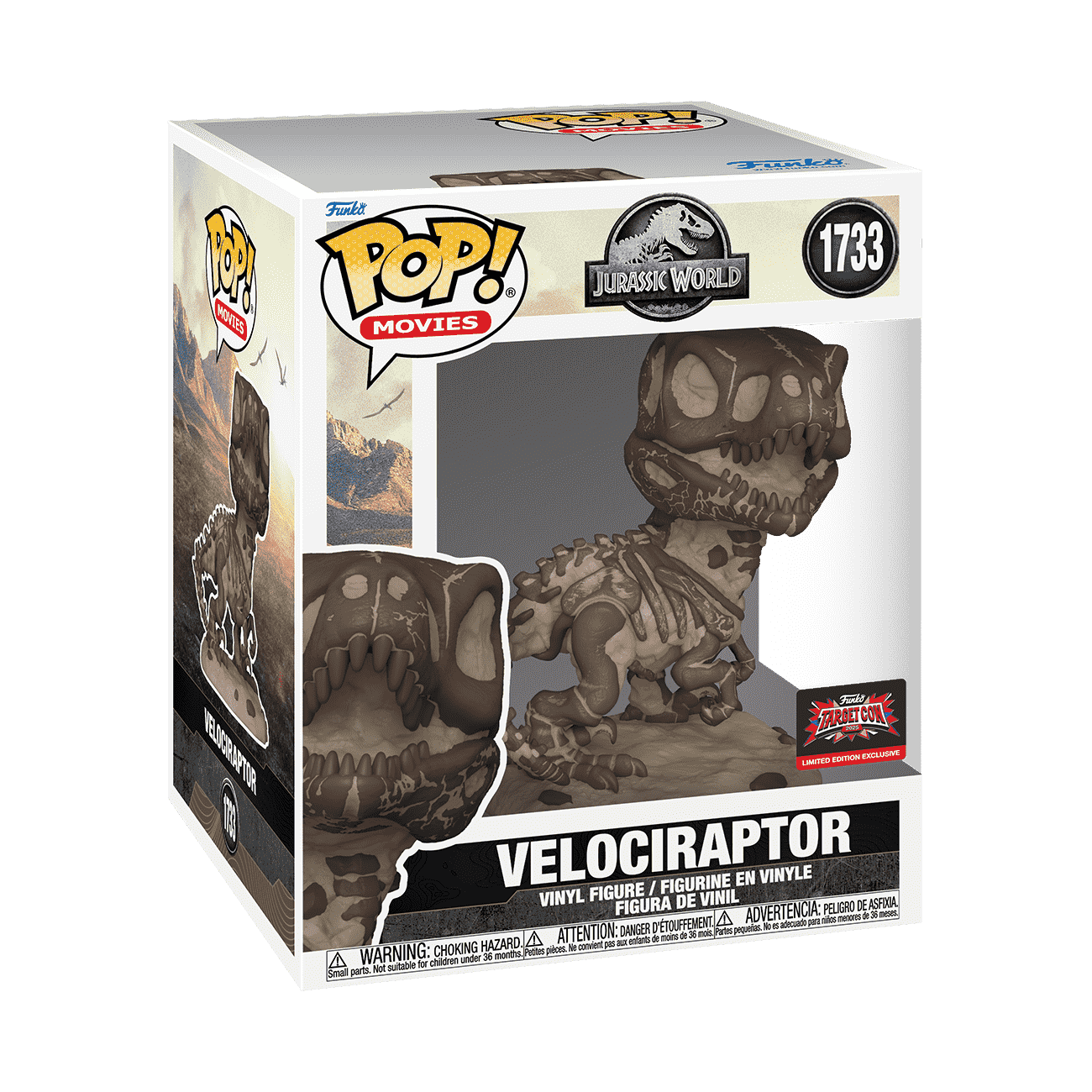 Pop! Super Velociraptor (Fossil) | Funko